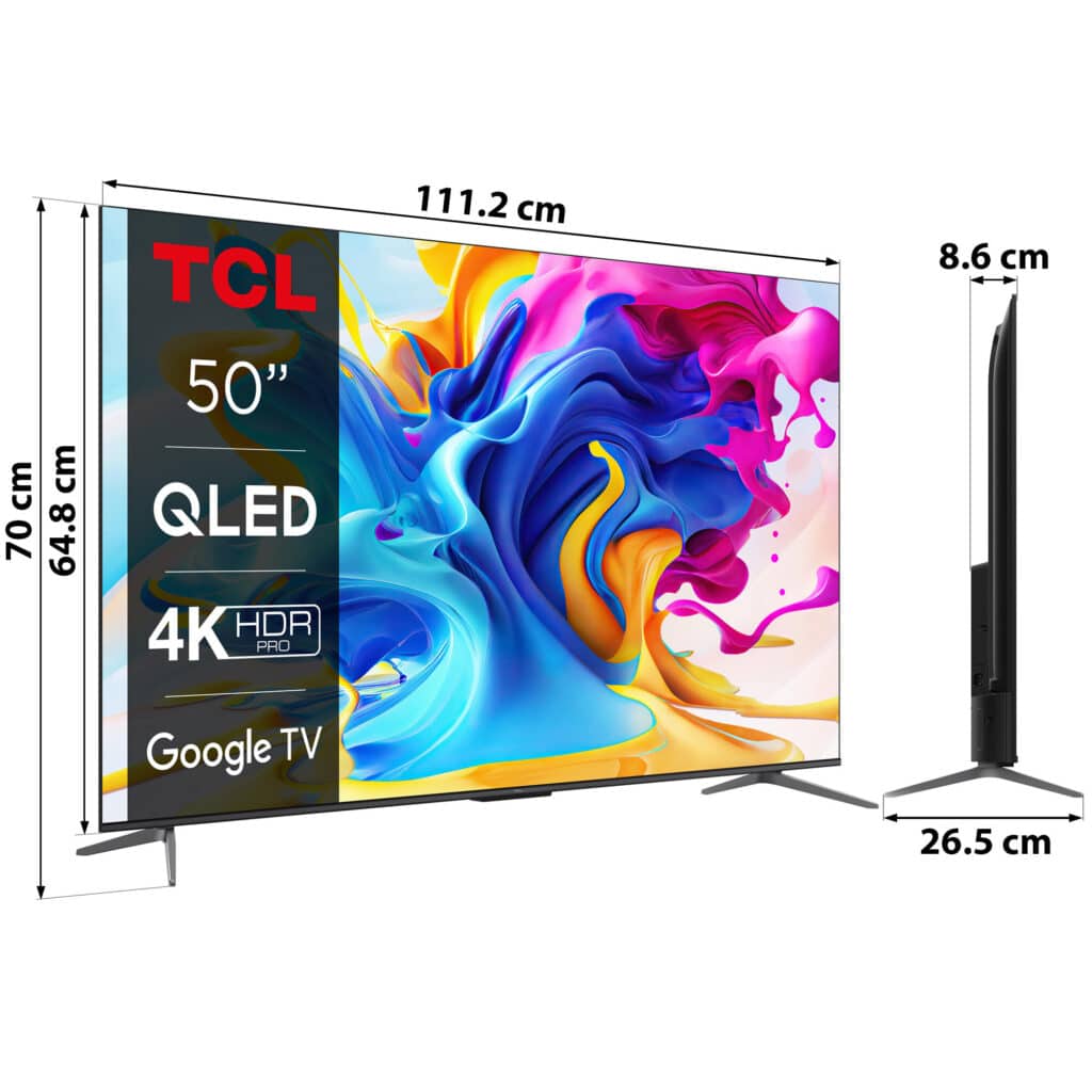 Telewizor TCL 50C645 50" QLED 4K Google TV | Prezentacja, Opinie, Ceny